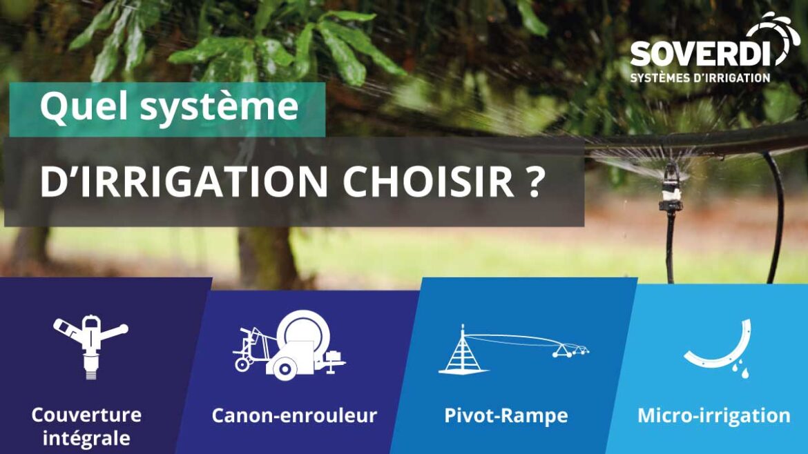 Quel système d’irrigation choisir ? - Soverdi